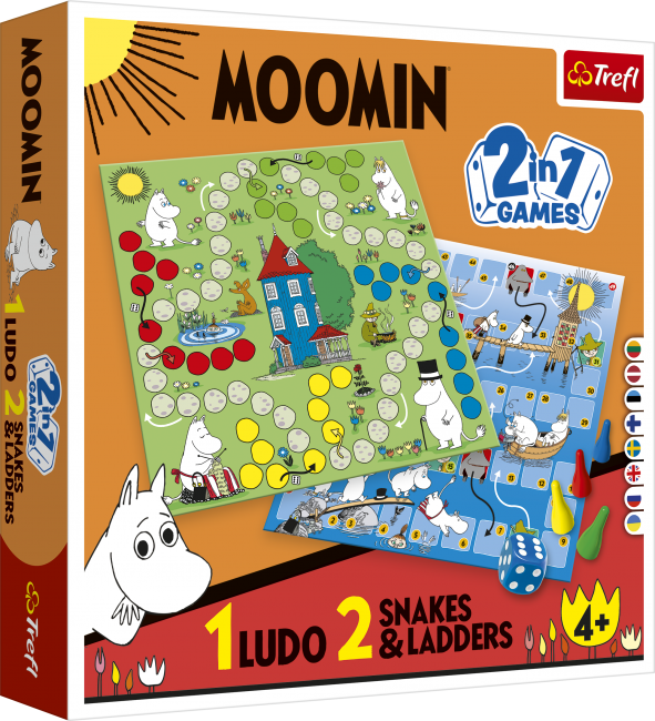 TREFL MOOMIN Muumi „Snakes&Ladders" | XS Lelut | XS Lelut