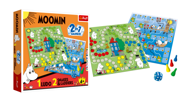 TREFL MOOMIN Muumi snakes&ladders | XS Lelut | XS Lelut