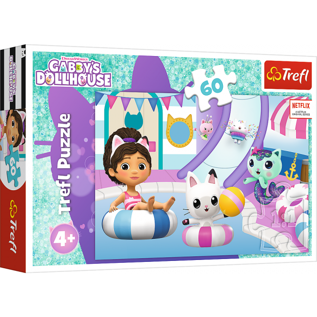 TREFL GABBY´S DOLLHOUSE Palapeli Gabby´s Dollhouse, 60 pa | XS Lelut