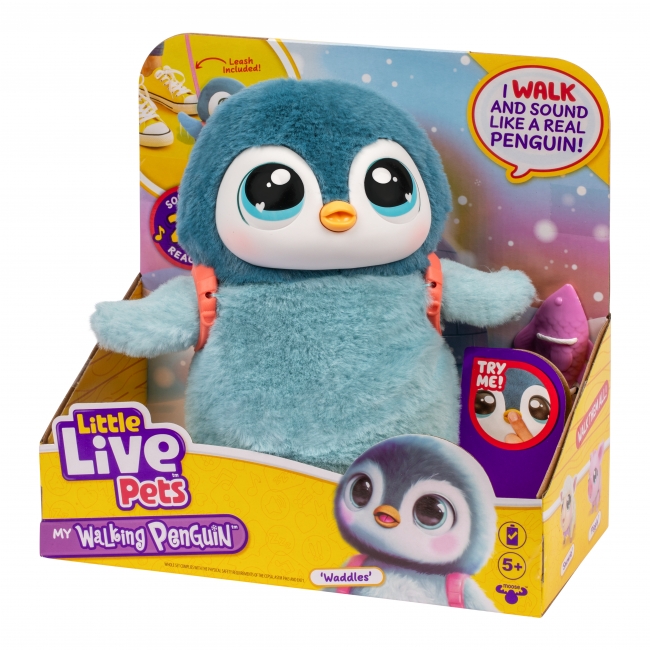 LITTLE LIVE PETS Interaktiivinen pehmolelu Pingvi | XS Lelut