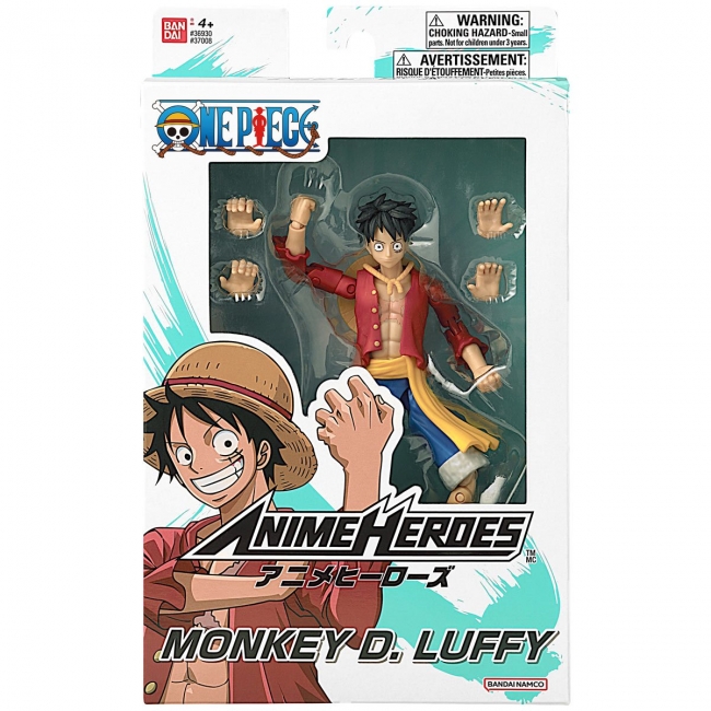ANIME HEROES One Piece Hahmo Monkey D. Luffy, 16 | XS Lelut