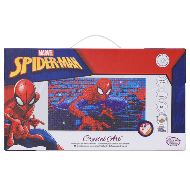 SPIDER-MAN Crystal Art Askartelusetti "Hämähäkkimi | XS Lelut